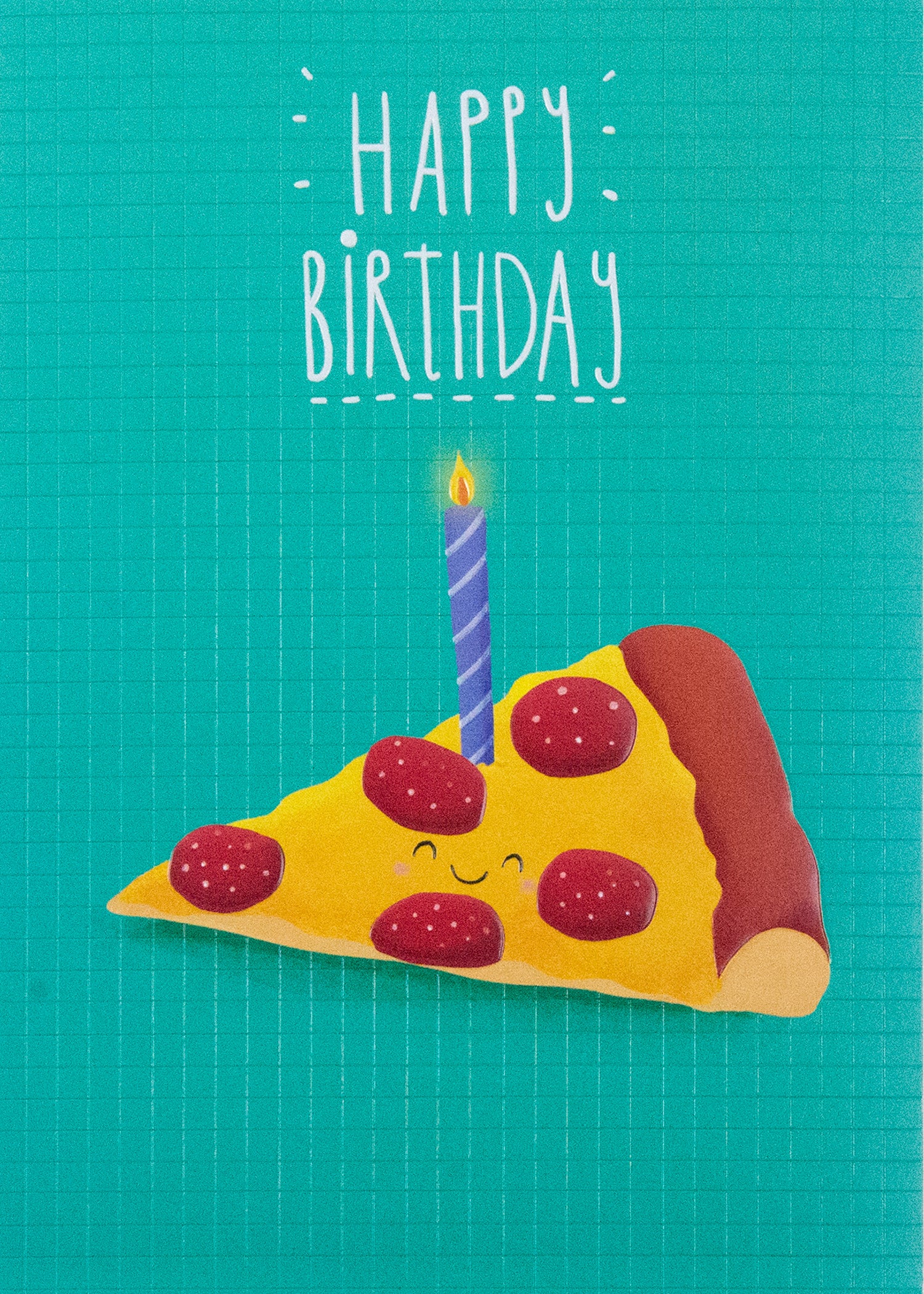 Happy Birthday Pizza Greeting Card – Paper Fiesta