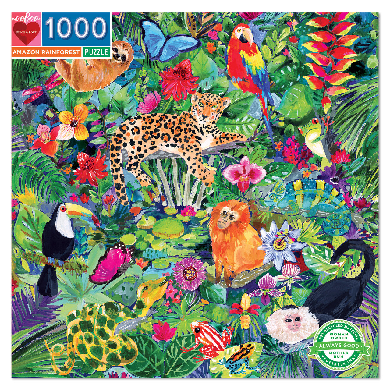 Amazon Rainforest 1000 Piece Puzzle – Paper Fiesta