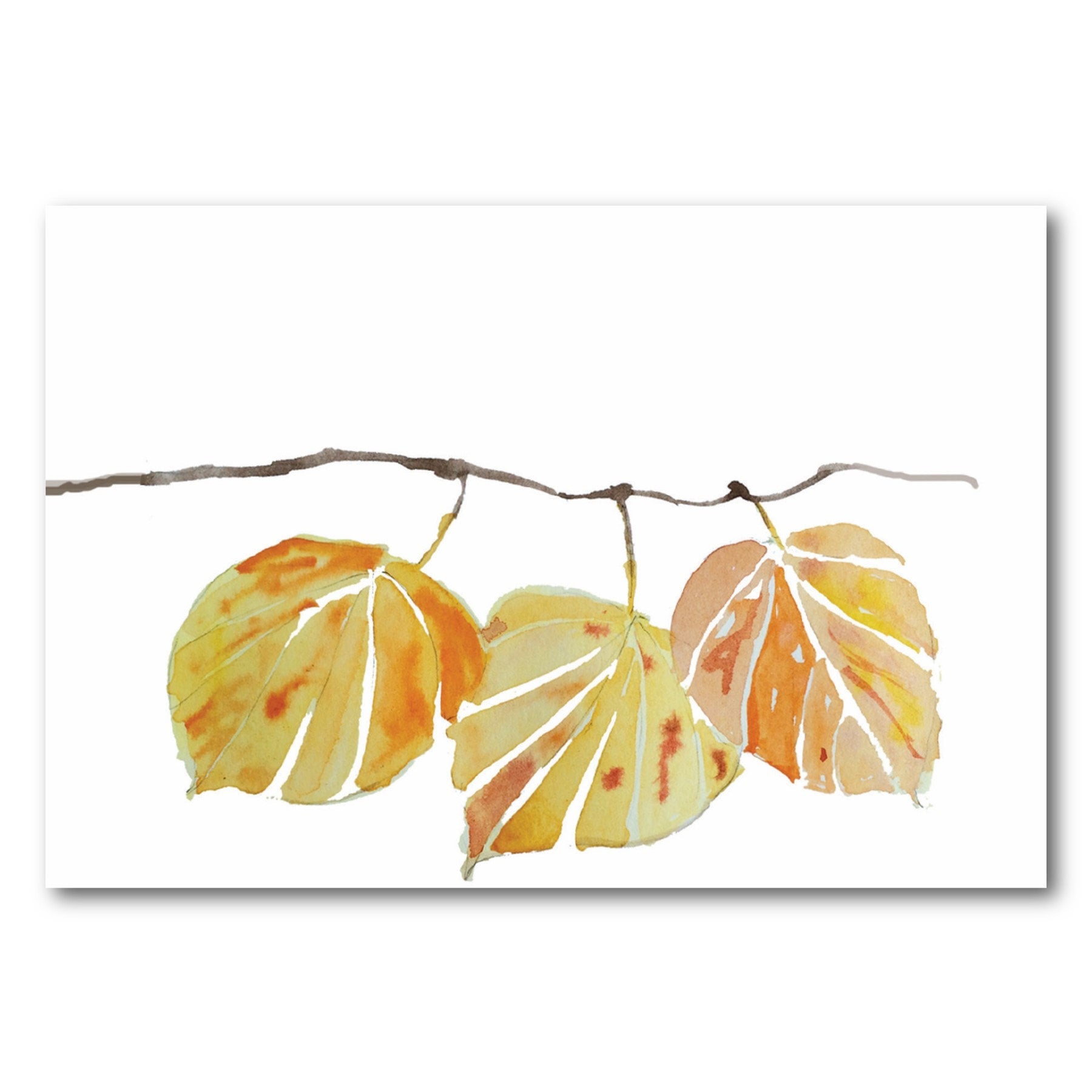 Aspen leaf Note Card – Paper Fiesta