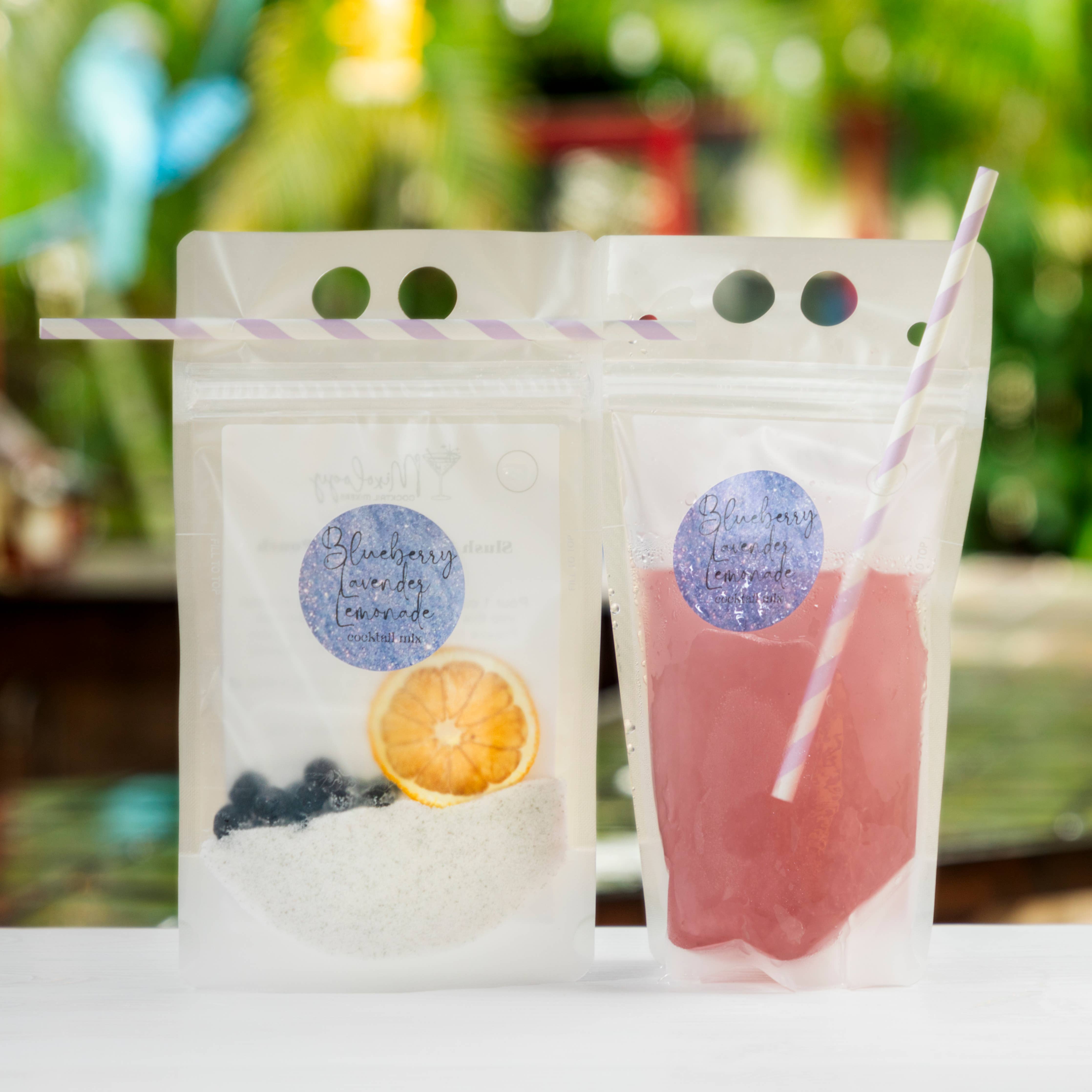 Blueberry Lavender Lemonade Slush Cocktail Pouch – Paper Fiesta